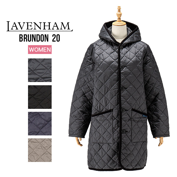 [あす着] ラベンハム Lavenham キルティングコート ブランドン レディース BRUNDON WOMENS 20 ロングコート