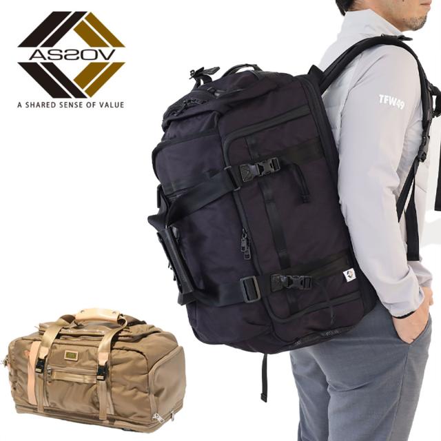 AS2OV GOLF アッソブゴルフ ボストン バックパック EXCLUCIVE BALLISTIC NYLON - 2WAY BOSTON BAG GOLF SERIES 152206