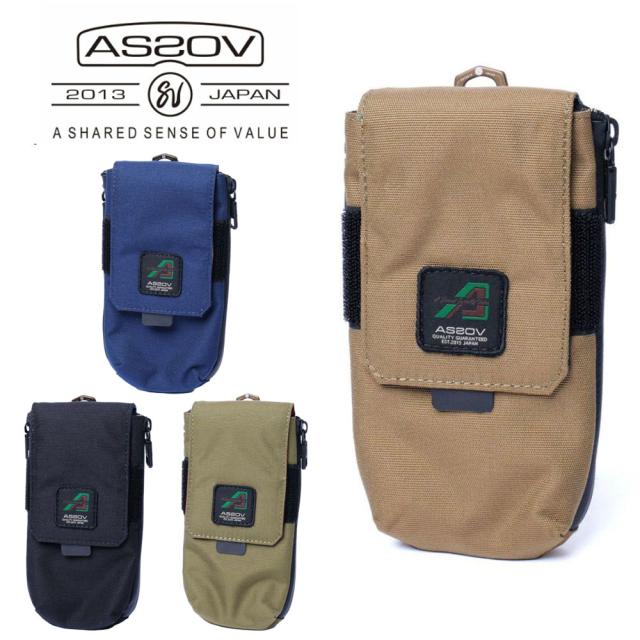 AS2OV アッソブ 330×1000D CORDURA STANDARD　SERIES MOBILE POUCH モバイルポーチ 小物入れ サブバッグ 152320