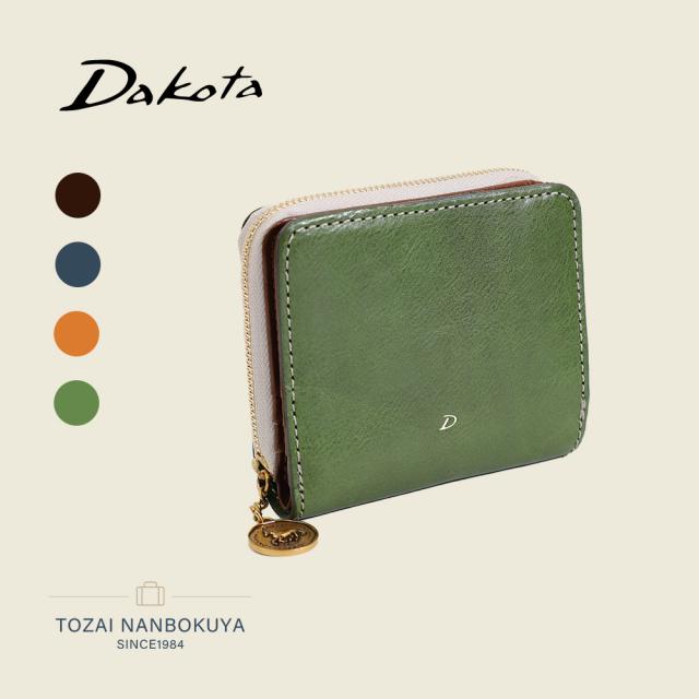 【ノベルティ付】Dakota ダコタ ラフィナート 二つ折り財布 31741 akz015 レディース オールシーズン お出かけ バッグ 財布 小銭入れ チャーム ケース レディース財布 イタリア製牛革
