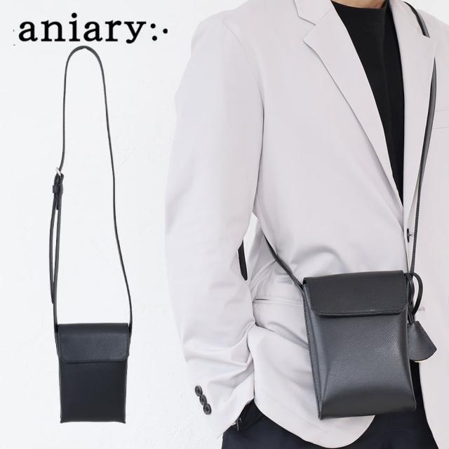 ポイント10% 【正規取扱店】Aniary アニアリ エス-フィルム レザー マグネット型ショルダー 旅行 男性 女性 ユニセックス 牛革 本革 カジュアル デザイン フォーマル  ギフト  日本製 高品質 33-03000 サブバッグ