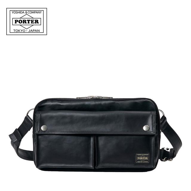 ポーター フリースタイル  フィットバッグ 707-19116 PORTER FREE STYLE 吉田カバン 日本製 メンズ レディース ショルダーバッグ ボディバッグ 小さめ コンパクト スリム 薄マチ カジュアル ブラック キャメル ギフト プレゼント