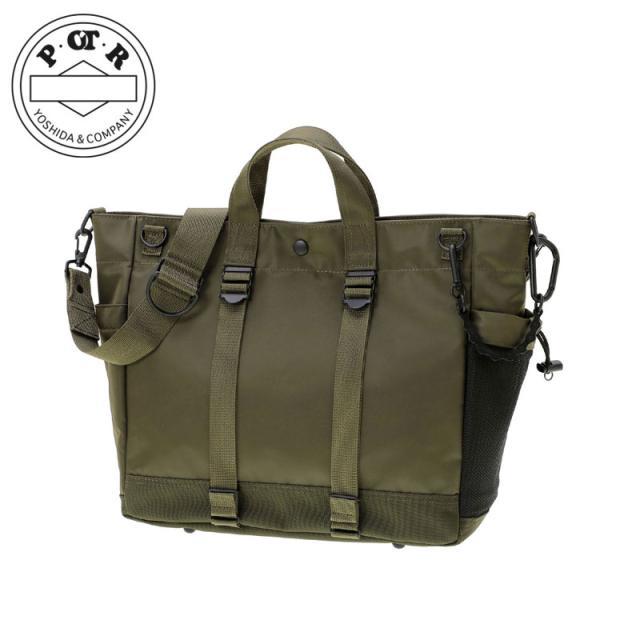 POTR ライド 2WAYトートバッグ 997-17078 RIDE 2WAY TOTE BAG トート ショルダートート ナイロン PC収納 肩掛け 斜め掛け 手持ち 旅行 カジュアル トラベル メンズ 日本製 ブランド  吉田カバン 吉田かばん 30代 40代 50代 60代 おしゃれ ミリタリー レディース 大容量