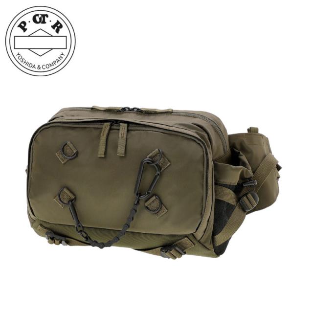 POTR ライド ウエストバッグ 997-26858 RIDE WAIST BAG ボディバッグ ナイロン PC収納 斜め掛け 旅行 カジュアル トラベル ウォーキング ランニング メンズ 日本製 ブランド 吉田カバン 吉田かばん 30代 40代 50代 60代 ミリタリー おしゃれ シンプル レディース ギフト