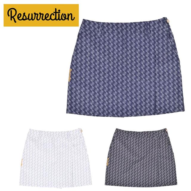 ポイント10% セール レザレクション  ウィメンズ GMプリントラップショートパンツ  bbd12pt32　ゴルフ ショートパンツ ミニスカーフ風　レディース  ゴルフ用品  ギフト akz10