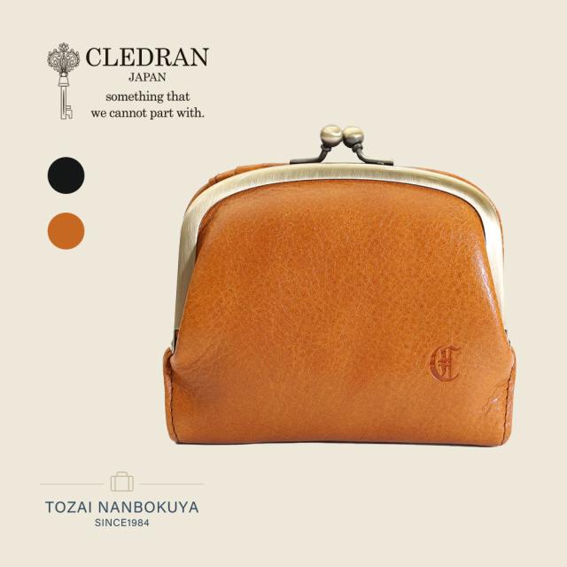 CLEDRAN クレドラン NOS 二つ折り財布 がま口 cl3906 akz016 オールシーズン 買い物 レディース バッグ 財布 小銭入れ ケース