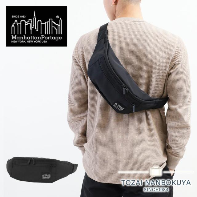 ポイント10% マンハッタンポーテージ ブラックレーベル ウエストバッグ Manhattan Portage Black Label ELRIDGE WAIST BAG CORDURA 305P mp1110-305pbl 正規品
