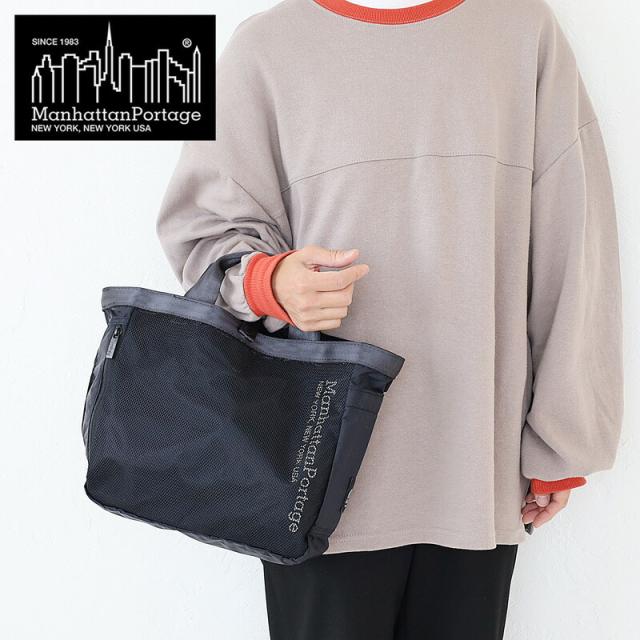 ポイント10% マンハッタンポーテージ ブラックレーベル トートバッグ  Manhattan Portage Black Label SUNSET PARK TOTE RIPSTOP NYLON BAG MP1359RSNBL 正規品