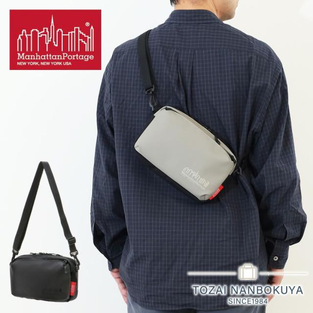 ポイント10% マンハッタンポーテージ ショルダーバッグ 軽量 シンプル 防水 Manhattan Portage Jogger(L）JPN Ver.2 VEG Leather 600D HYDR ベジレザー 正規品