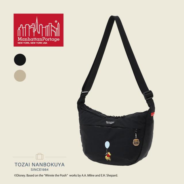 Manhattan Portage マンハッタンポーテージ ショルダーバッグ mp2409tsph25 プーさん 軽量 撥水 タスランナイロン メンズ レディース コラボ 数量限定 くまのプーさん