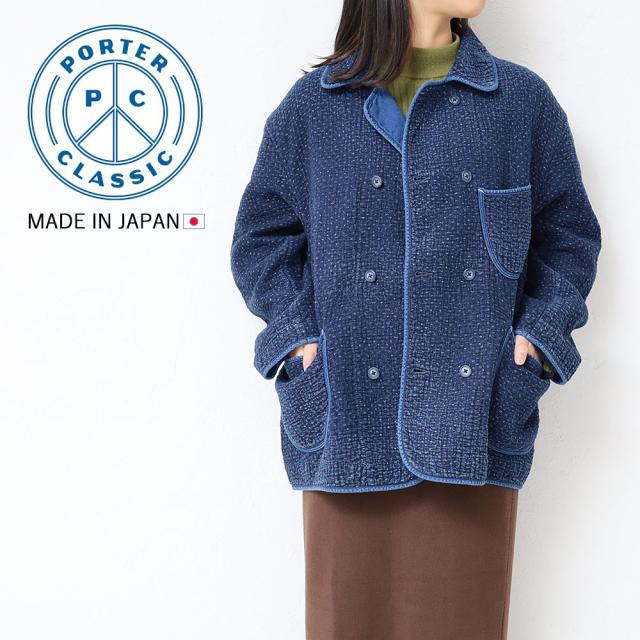 ポイント10% ポータークラシック NEW SASHIKO DOUBLE JACKET ニュー刺し子ダブルジャケット PC-059-2602 PORTER CLASSIC 正規品