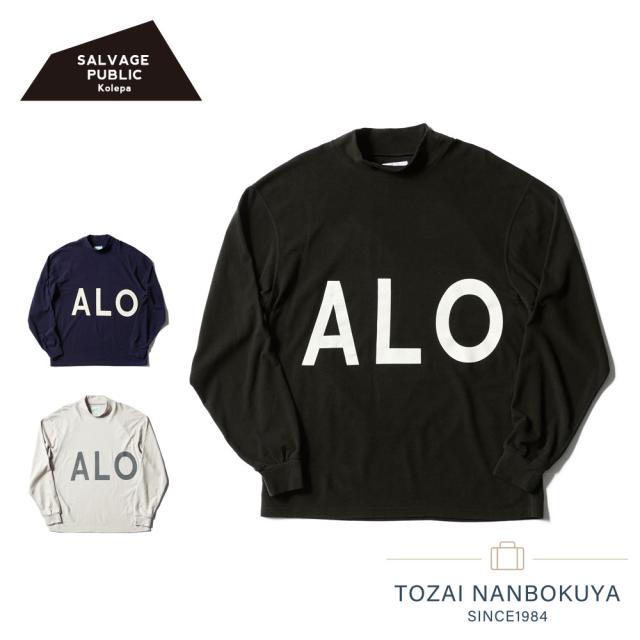 ポイント10％ サルベージパブリックコレパ SALVAGE PUBLIC Kolepa svka4015 モックネック ロングスリーブ 長袖 ホヌ プルオーバー ゴルフ ゴルフウェア