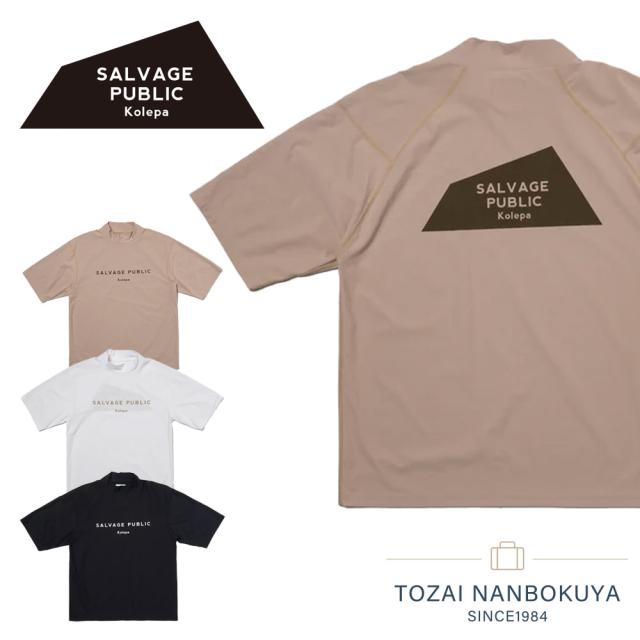 サルベージパブリックコレパ SALVAGE PUBLIC Kolepa　SURF モックネック S/S (Kolepa Stamp)　svks5031 半袖 トップス  ゴルフ ゴルフウェア