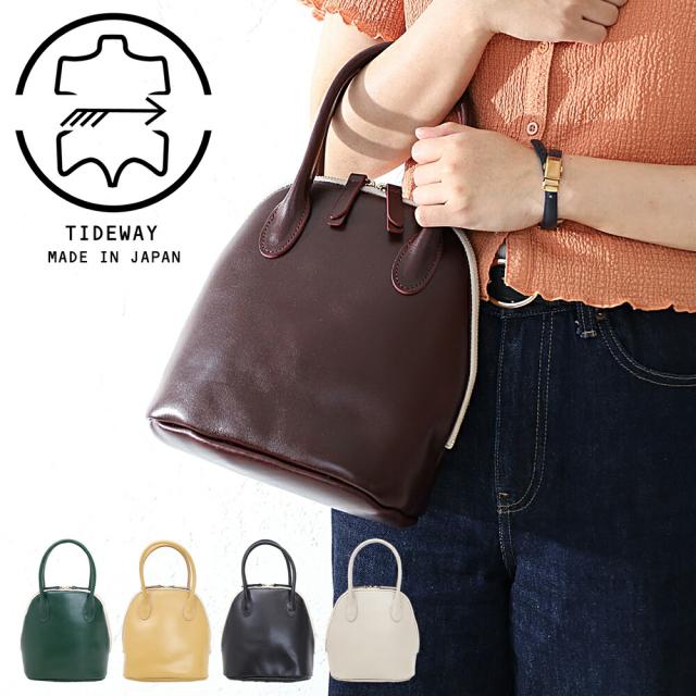 ポイント10% TIDEWAY MOSS BOSTON S タイドウェイ モス ボストン ショルダー t2421 日本製 ミニボストン レザーバッグ  牛革 本革 コンパクト 正規品
