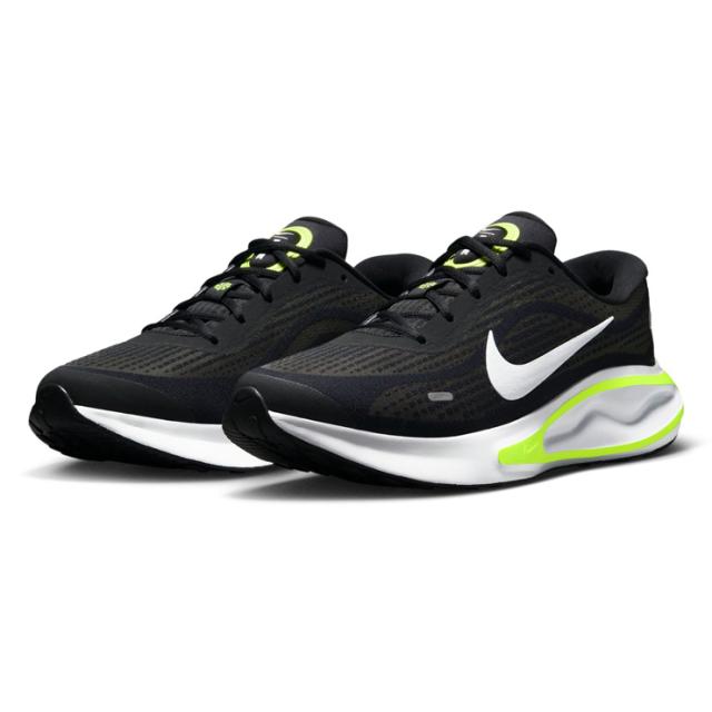 【箱アウトレット】NIKE JOURNEY RUN ローカット スニーカー シューズ メンズ 25.5 26 26.5 27 27.5 28 FN0228 004 ナイキ ジャーニーラン 男性 紳士 レディース 女性 靴 運動 黒 ブラック BALCK/WHITE-WOLF GREY-VOLT sh2151