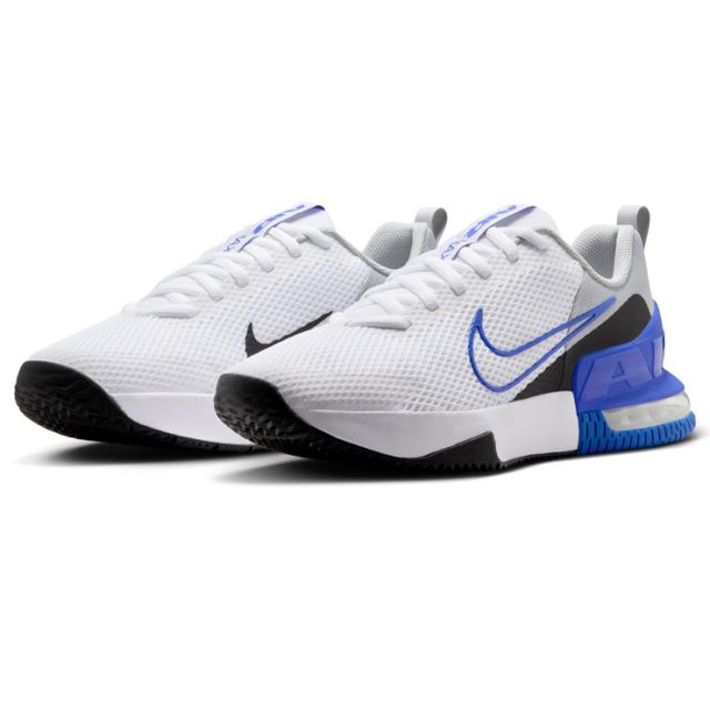【箱アウトレット】ナイキ エアマックスアルファトレーナー6 ローカット スニーカー シューズ メンズ 25.5 26 26.5 27 27.5 28 28.5 29 FQ1833 102 NIKE M AIR MAX ALPHA TRAINER 6 スニーカー 軽量 白 青 ホワイト ブルー WHITE/HYPER  sh2261
