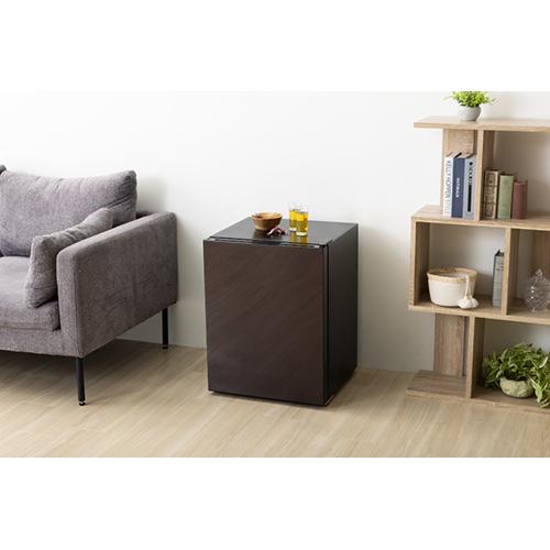 【長期保証付】吉井電気 AR-SK601G ダークブラウン 小型冷蔵庫 1ドア 60L