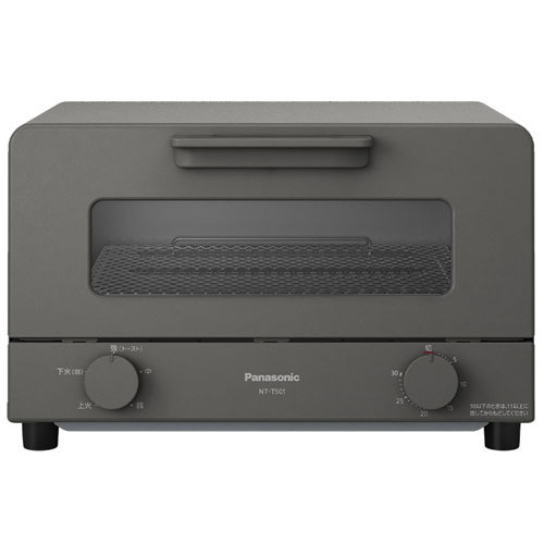 パナソニック(Panasonic) NT-T501-H グレー オーブントースター 1200W 4枚焼き対応