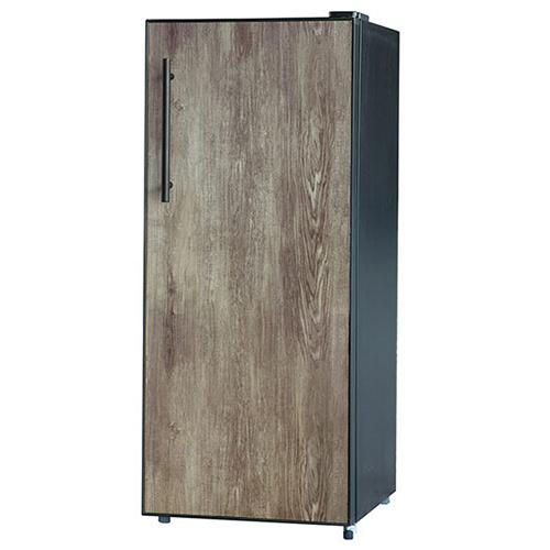 【標準設置料金込】【長期保証付】Life on Products(ライフオンプロダクツ) LPRKC002-DW ダークウッド ノンフロン冷凍庫 右開き 120L 幅490mm