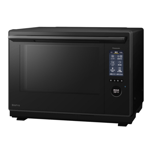 パナソニック(Panasonic) NE-UBS10D-K ブラック Bistro スチームオーブンレンジ 30L カラータッチ液晶 コンベクションオーブン 300℃ おまかせグリル