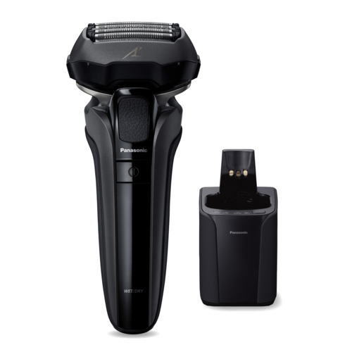 パナソニック(Panasonic) ES-LVHX-K メンズシェーバー ラムダッシュ 5枚刃 洗浄器付き ラムダッシュAI+搭載 密着5Dヘッド採用