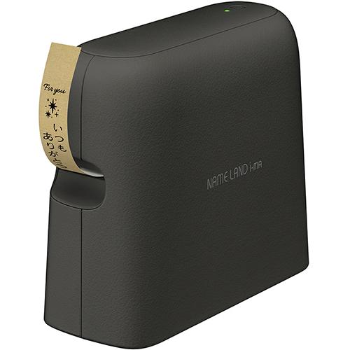 【長期保証付】CASIO(カシオ) KL-SP100BK スマホ対応 ネームランド i-ma イーマ 24mm幅対応 ブラック