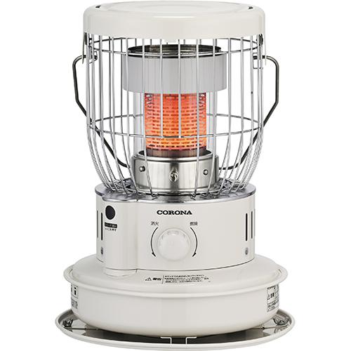 【長期保証付】コロナ(CORONA) SZ-32-W(ホワイト) 小型対流形石油ストーブ SZ レトロなランタン風 木造9畳/鉄筋12畳