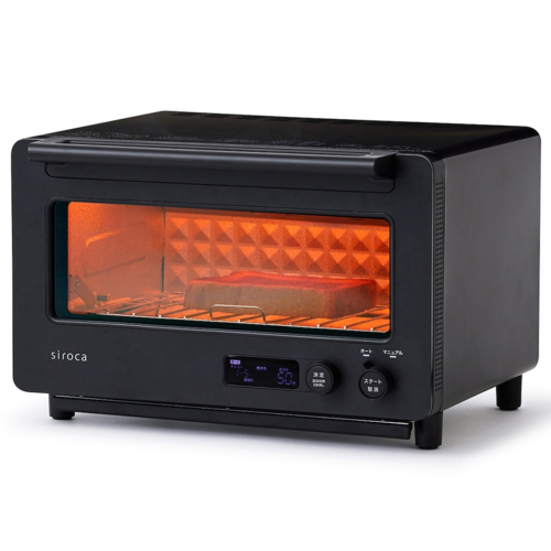 【長期5年保証付】シロカ siroca ST-2D451-K(ブラック) すばやきトースター オーブントースター1400W