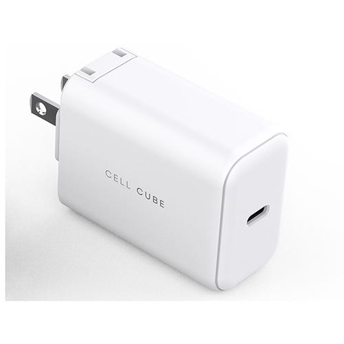 FUNMAXJAPAN CC-AC13-WH(ホワイト) CellCube 折りたたみ式プラグ急速充電器の通販はau PAY マーケット - ECカレント | au PAY マーケット－通販サイト