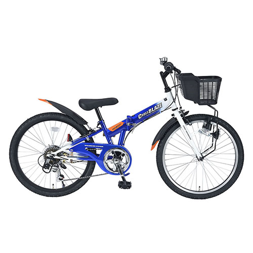 マイパラス(My pallas) MJ-822F-BL ブルー 折畳ジュニアMTB22・6SP・CIデッキ