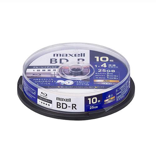 マクセル(maxell) BRV25WPG.10SP 録画用 BD-R ブルーレイディスク 1層 25GB 1回録画 プリンタブル 4倍速 10枚の通販はau PAY マーケット - EC ...