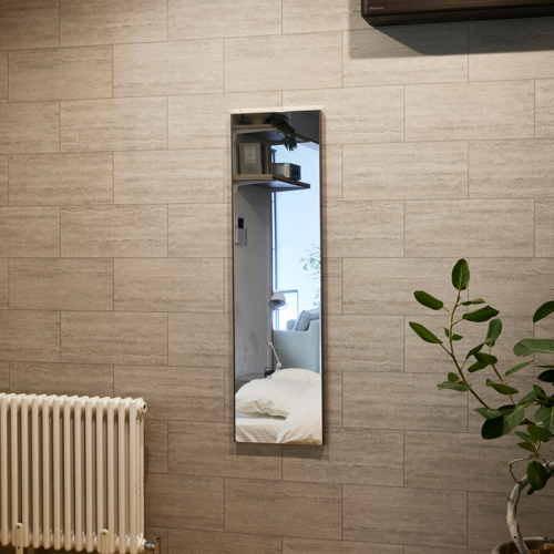 リフェクス 軽くて割れないミラー 鏡 リフェクス バリエ スタンダード ダークブラウン REFEX 【代引不可/北海道・沖縄・離島配送不可】