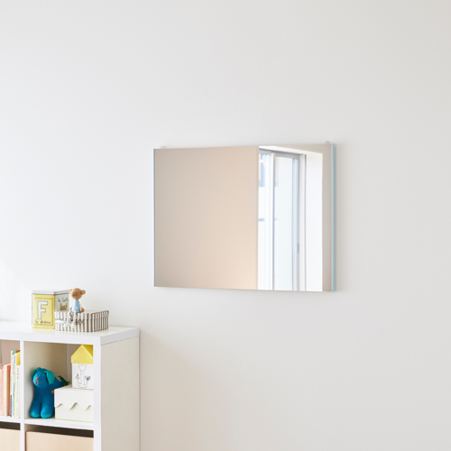 リフェクス 軽くて割れないミラー 鏡 リフェクス バリエ ピクチャー ペールブルー REFEX 【代引不可/北海道・沖縄・離島配送不可】