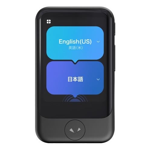 ソースネクスト(SOURCENEXT) POCKETALK S2 Plus BK(ポケトークS2プラス) グローバル通信2年 ブラック
