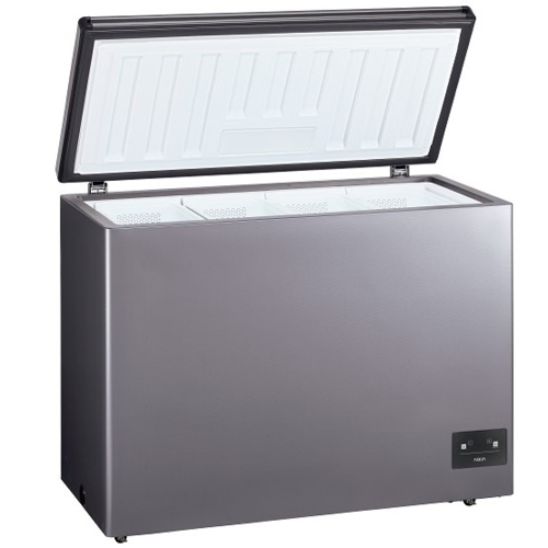【標準設置料金込】【長期保証付】アクア(AQUA) AQF-F24CR-DS ダークシルバー ファン式冷凍庫 241L