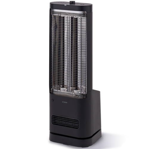 【長期保証付】シロカ(siroca) SH-FC251 K ブラック 足元ファンヒーター付き 遠赤外線暖房機