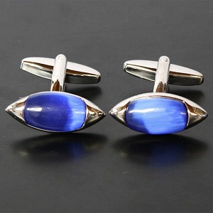 ブルーファイバー・ カフス ギフト プレゼント 送料無料