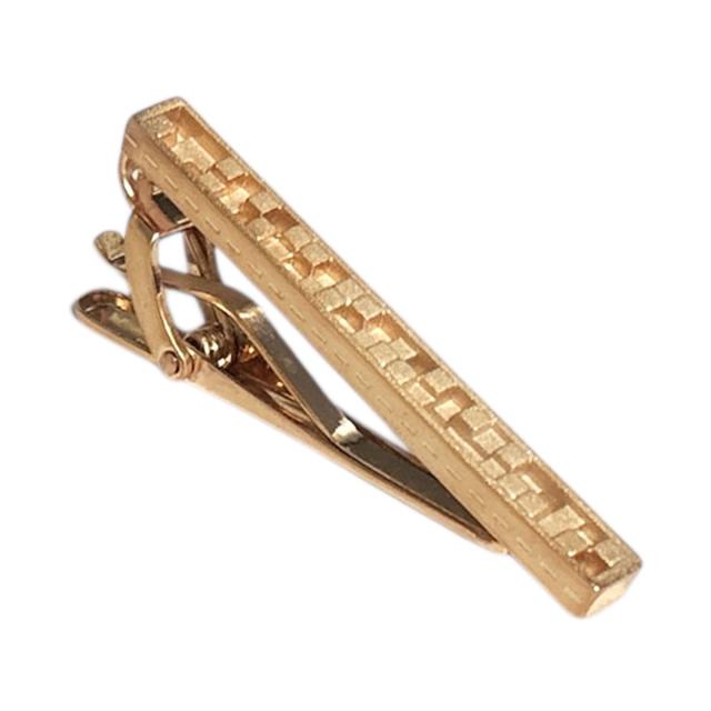 トンプソン・ローズゴールドキューブデザインネクタイピン