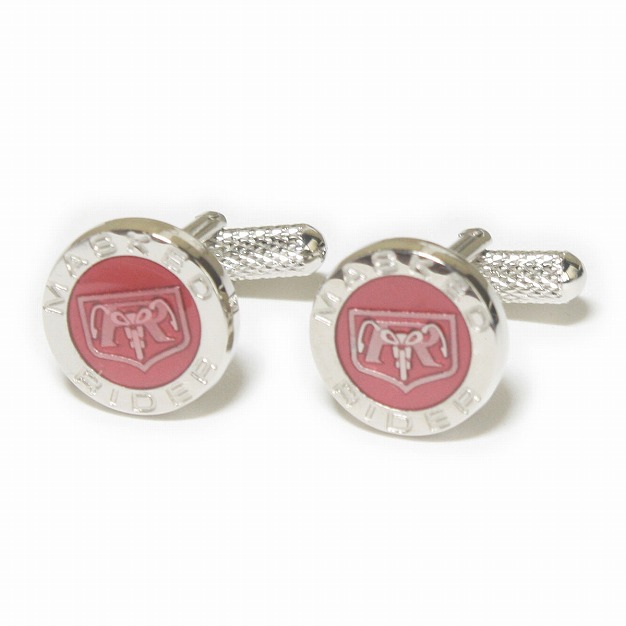 立花レーシングクラブレッドカフスボタン