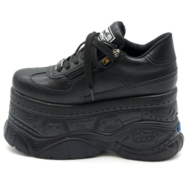 ヨースケ YOSUKE 厚底スニーカー レースアップ ハイソール プラットフォーム レディース 全4色 22.5cm-25cm ブラック 黒 2605005 (予約)は7月下旬頃〜入荷予定