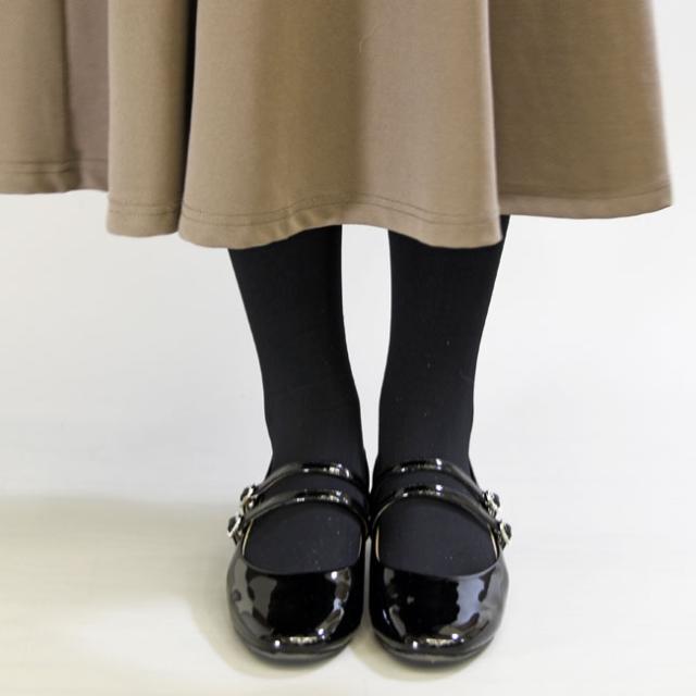 by あしながおじさん ストラップパンプス クロスベルト プレーン オフィス ビジネス レディース ブラック 黒 22.5-24.5 8750439