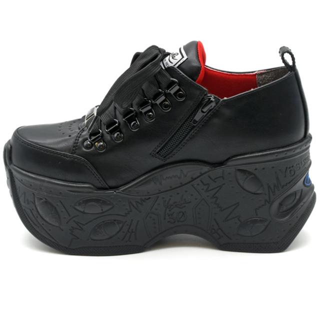 ヨースケ YOSUKE 厚底スニーカー ハイソール プラットフォーム レディース 全4色 22.5-25 黒 白 2601182