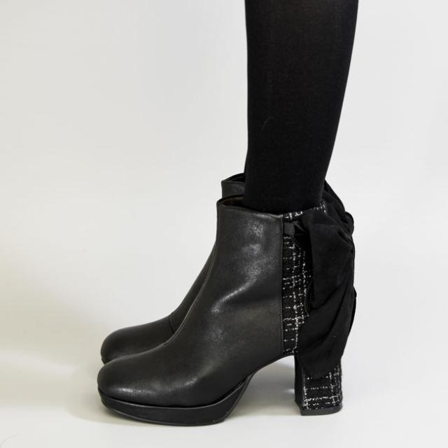 by あしながおじさん 厚底ブーティー ショートブーツ チャンキーヒール ブーティー レディース 全4色 22.5cm-24.5cm 8700193