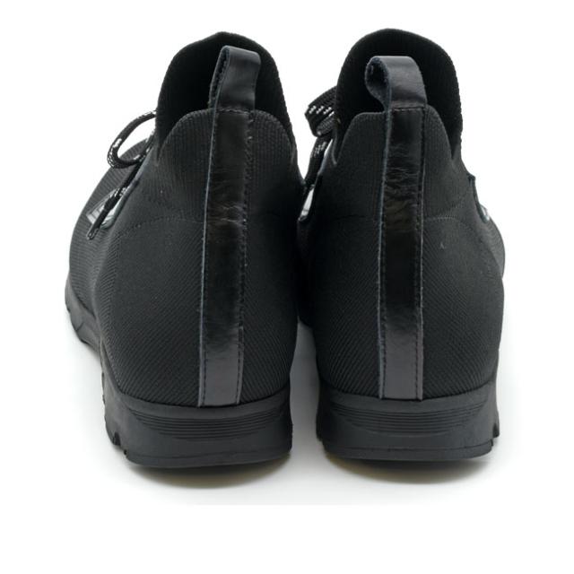 あしながおじさん ニットスニーカー ハイカット レースアップ