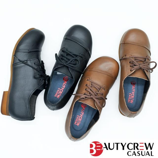 レースアップシューズ マニッシュシューズ レディース 本革 レザー 22-24.5 フラットシューズ beautycrew 301 (予約)は3〜5営業日後の出荷です。