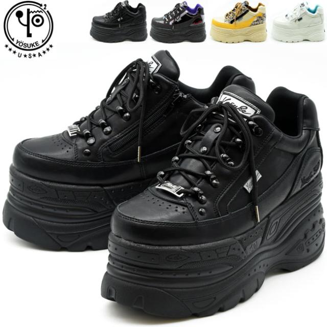 ヨースケ YOSUKE 厚底スニーカー レースアップ ハイソール レディース 新作 2601023 (予約)は11月上旬頃〜入荷予定