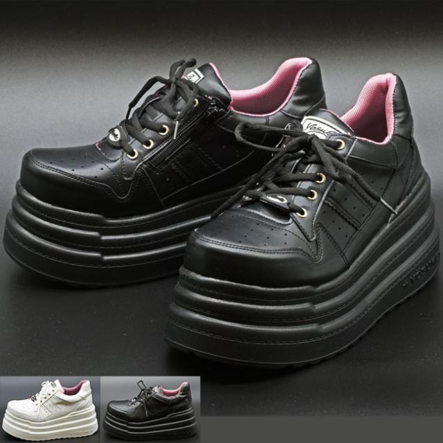 ヨースケ YOSUKE 厚底スニーカー ハイソール レースアップ メンズ 全2色 26 27 2718002 (予約)は10月下旬頃〜入荷予定