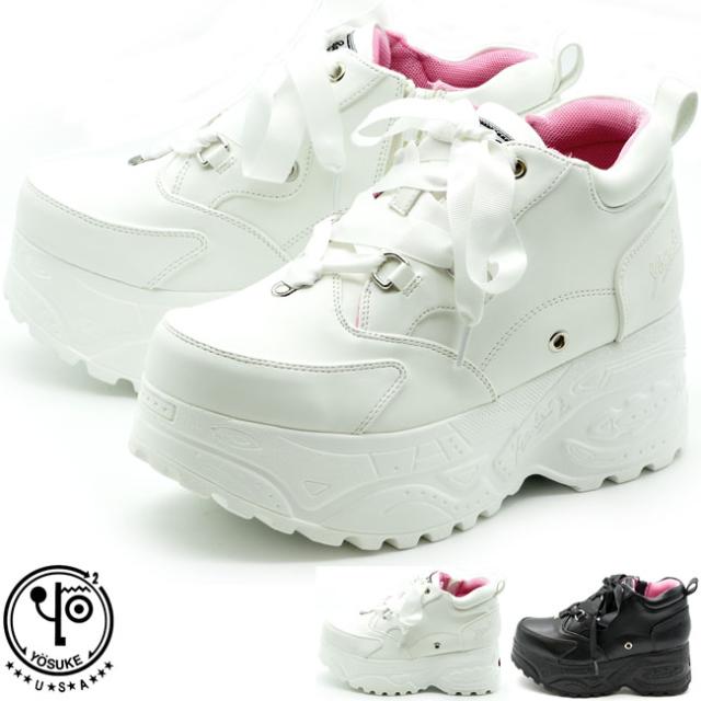 ヨースケ YOSUKE 厚底スニーカー ハイソール レディース プラットフォーム 新作 2810084 2810184
