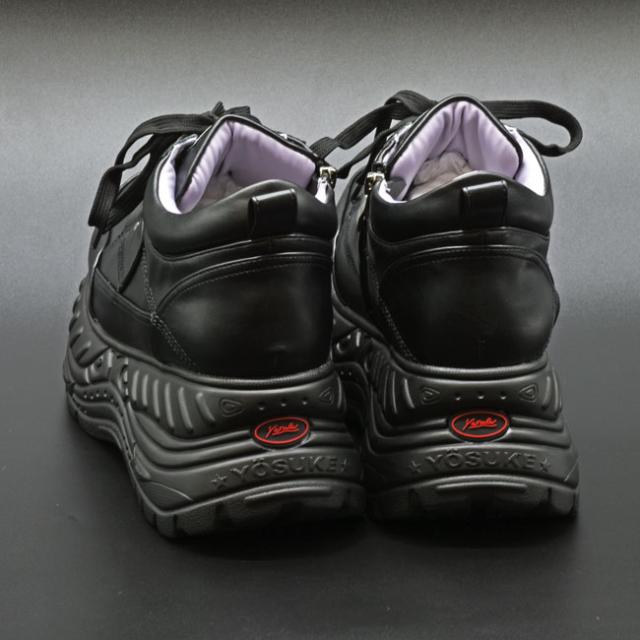 ヨースケ YOSUKE 厚底スニーカー ハイソール レースアップ メンズ 全3