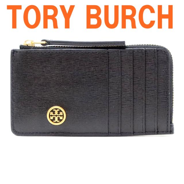トリーバーチ TORYBURCH カードケース 財布 小銭入れ ケース レザー 87162-001 【ネコポス】 ブランド 人気